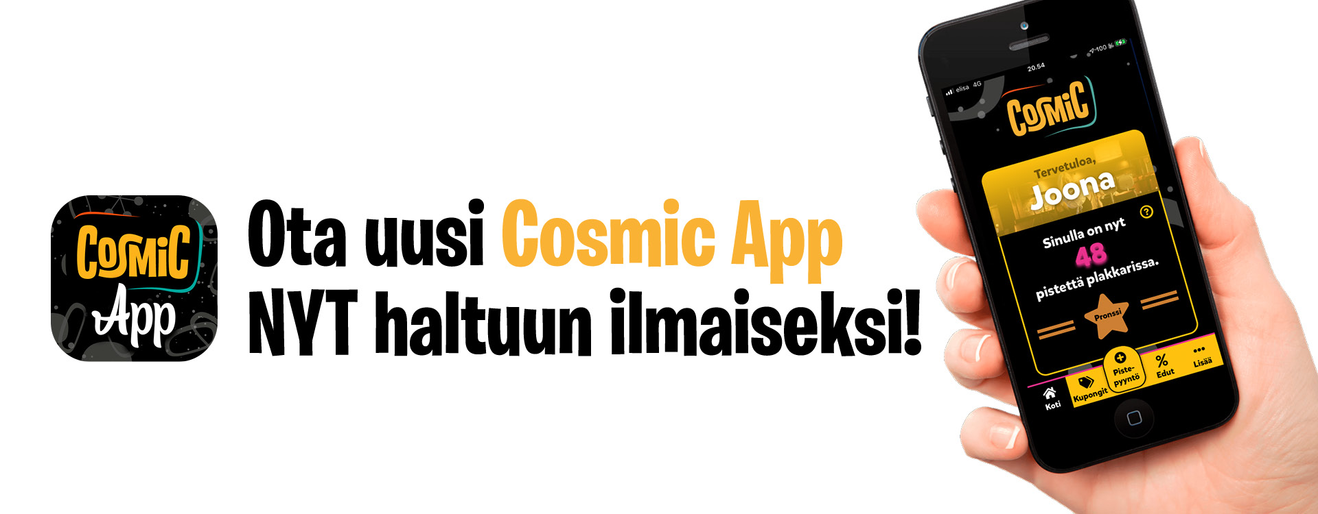 Cosmic App - Cosmicjoensuu.fi